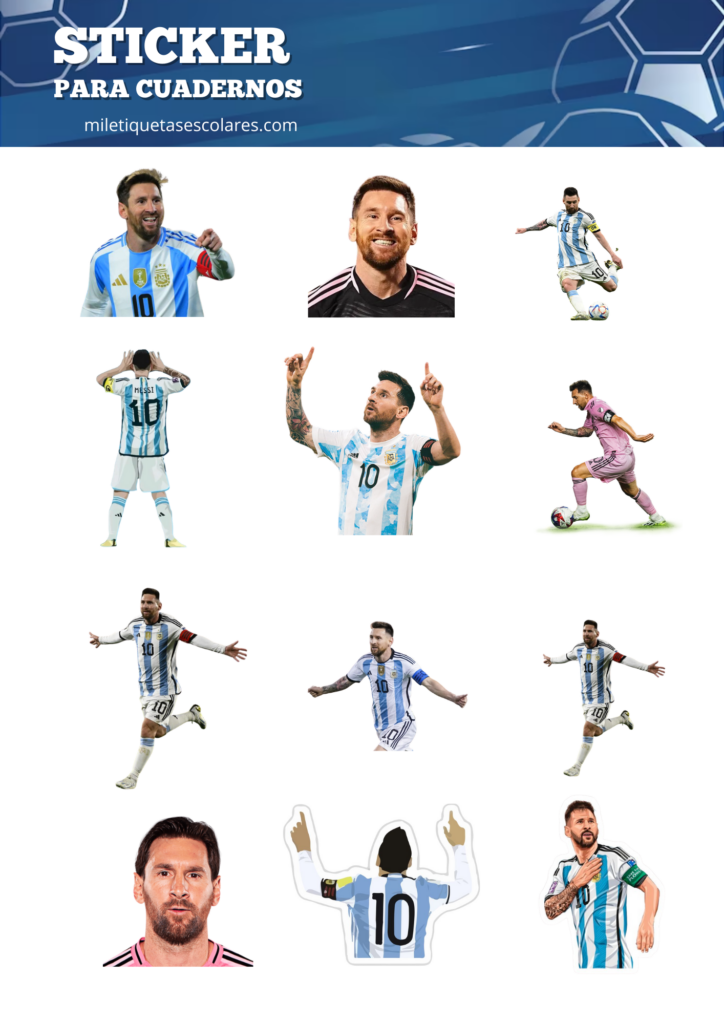 Stickers de Lionel Messi 【2026